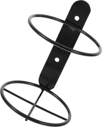 NUOBESTY GRIRIW Wandmontiertes Weinregal aus Metall f&uuml;r 1 Flasche Schwarzer Weinflaschenhalter Platzsparender Wandhalter f&uuml;r Zuhause und B&uuml;ro