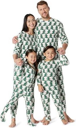 Amazon Essentials Ensembles de Pyjamas de Noël Assortis pour la Famille Homme, Arbres dhiver, XXL