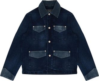 Wales Bonner Wales Bonner, Homme, Vestes, Bleu, Taille: M Sierra Canvas Jacket