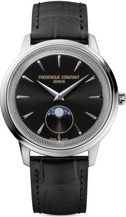 Frederique Constant Classics Moneta Moonphase 37mm - Schwarz