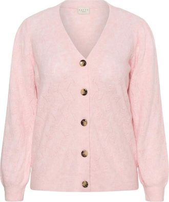 Kaffe Curve Femme, Pulls, Rose, Taille: 44 FR Cardigans