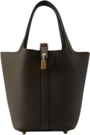 Herm&egrave;s Sac seau Picotin Pre-owned - Femme - Pre-owned - Vert - Taille: ONE Size