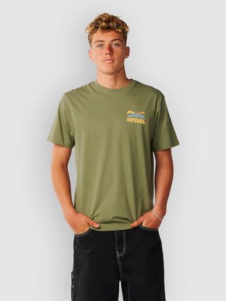 Rip Curl Surf Trip T-Shirt surplus green