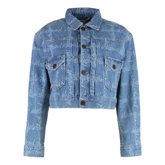Vivienne Westwood Femme, Vestes, Bleu, Taille: 36 FR Marlene Denim Jacket