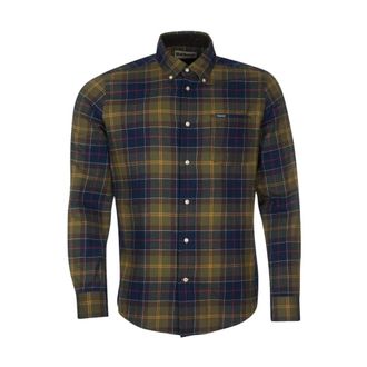 Barbour Fortrose Check Hemd - - Shirts - Herren - Gr&uuml;n - M