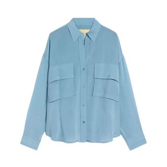 Momoni Damen, Blusen & Hemden, Blau, XSGr&ouml;&szlig;e
