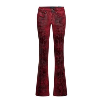John Richmond Flared Jeans - - Jeans - Damen - Rot - W31