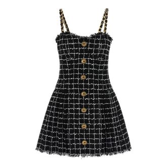 Balmain Kleider - - Dresses - Damen - Schwarzk - XS