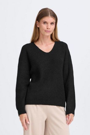 Oxmo V-Ausschnitt-Pullover OXCallie Modischer Pullover