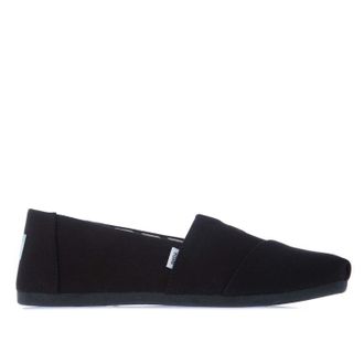 Toms Espadrilles Alpargata toile coton recycl&eacute; Toms Pour Femme en Noir