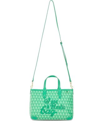 Anya Hindmarch sac &agrave; main I Am A Plastic XS - Vert