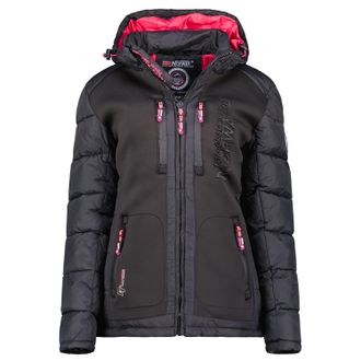 Geographical Norway Beachwood Damen-Parka, Schwarz, XL