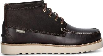 Barbour bottines Hadston Chukka à logo - Marron