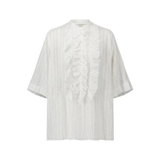 Laurence Bras Damen, Blusen & Hemden, Wei&szlig;, LGr&ouml;&szlig;e
