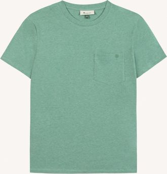 Faguo T-shirt vert menthe coton - OLONNE