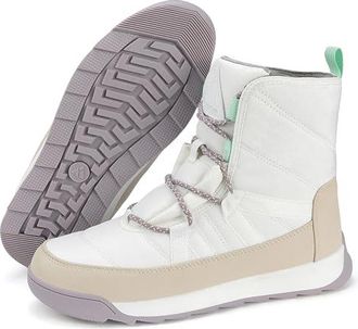 Mishansha Bottes de Neige Femme Antid&eacute;rapante Chaussures Hiver Chaudes Confortables Beige 39EU