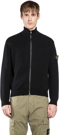 Stone Island 5100126 Organic Cotton Zip-Up Jumper