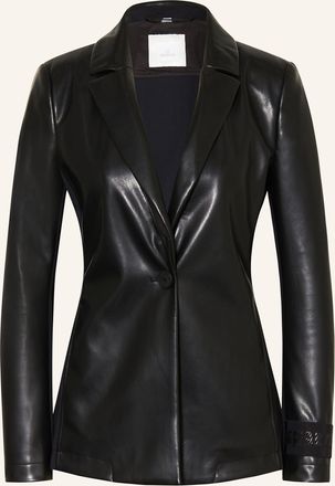 Sportalm Blazer In Lederoptik schwarz