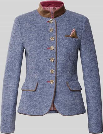 White Label Slim Fit Blazer aus Lanawoll-Mix