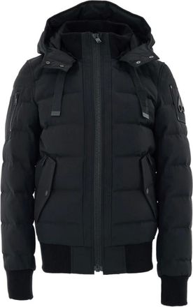 Moose Knuckles Femme, Vestes, Noir, Taille: 38 FR Giubbino Bomber Imbottito