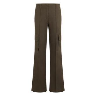 Burberry Schlaghosen mit Taschen - - Trousers - Damen - Gr&uuml;n - S