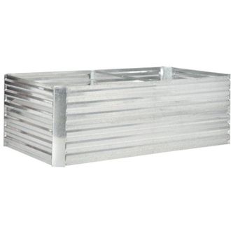 Generic Jardini&egrave;re sur&eacute;lev&eacute;e en acier, bac &agrave; fleurs, ch&acirc;ssis de culture, jardini&egrave;re enfichable, bac &agrave; plantes, bac &agrave; fleurs 180 x 90 x 60 cm pour jardin