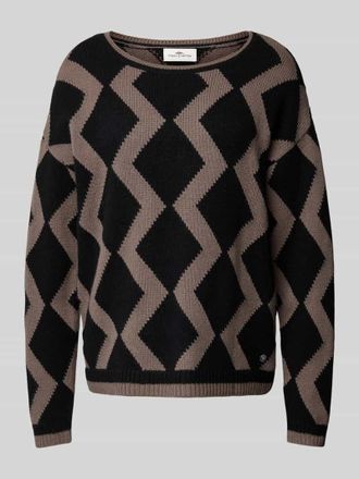 Fynch-Hatton Oversized Strickpullover mit gerippten Abschl&uuml;ssen