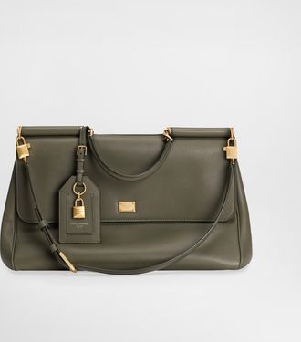 Dolce & Gabbana My Sicily Handbag - Frau Handtaschen Green Onesize