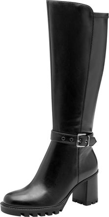 Tamaris Damen Stiefel Leder schwarz 39