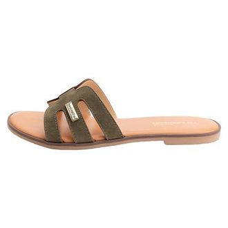 Les Tropeziennes LES TROPEZIENNES PAR M. BELARBI HAMIGA Chaussures Ville Mule et Sabot, Kaki, Taille 38 EU