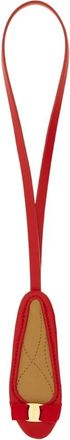 Ferragamo Femme, Accessoires, Rouge, Taille: ONE Size Bow Varina Leather Charm