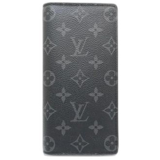 Louis Vuitton Portefeuille long Pre-owned (&agrave; deux volets) - Homme - Pre-owned - Noir - Taille: ONE Size