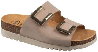 Scholl Femme Monterey 2 Straps Sandale, Taupe, 37 EU