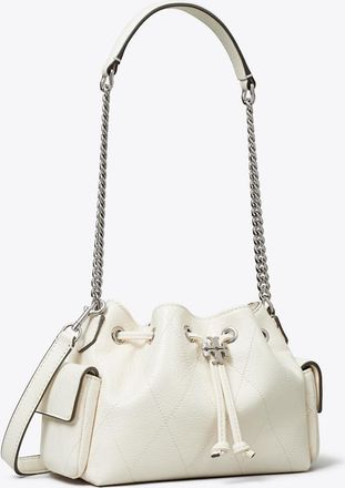 Tory Burch Gesteppte Charlie Mini-Schultertasche mit Tunnelzug
