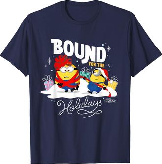 MINIONS Minions Bound for The Holidays Festive T-Shirt