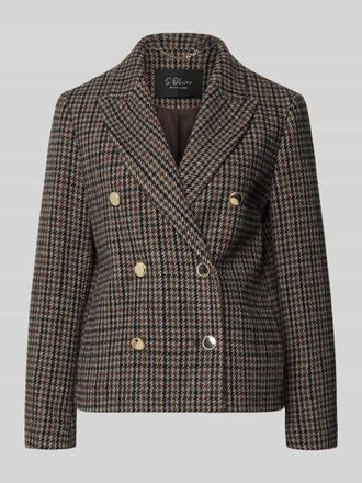 s.Oliver Black Label Regular Fit Kurzblazer aus Woll-Mix