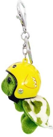 Generic Porte-cl&eacute;s tortue, pendentif mignon en peluche, mignon cravate en tissu dessin anim&eacute; min-i, petite tortue verte d&eacute;corative de dessin anim&eacute;, porte-cl&eacute;s