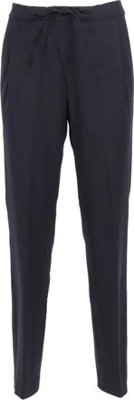 Fabiana Filippi Femme, Pantalons, Bleu, Taille: 38 FR Pantalon de jogging &agrave; pinces en frescolana et fil diamant