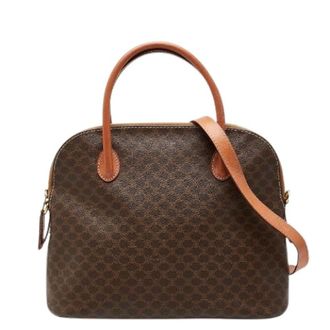 Celine Pre-owned Macadam PVC 2way bag - Femme - Pre-owned - Brun - Taille: ONE Size