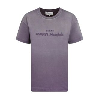 Maison Margiela Femme, Tops, Violet, Taille: 36 FR Short Sleeve T-Shirt