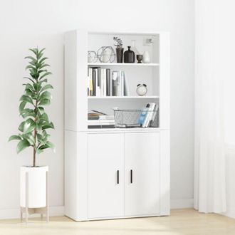 vidaXL Highboard Wei&szlig; Holzwerkstoff - Vidaxl