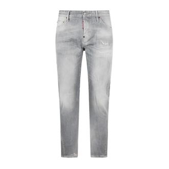 Dsquared2 Homme, Jeans, Gris, Taille: XS Jean Cinq Poches