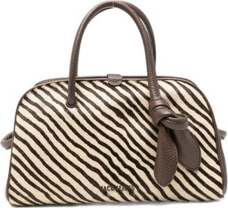 Jacquemus Le Petit Turism Zebra-print Tote Bag