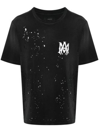Amiri t-shirt &agrave; logo imprim&eacute; - Noir
