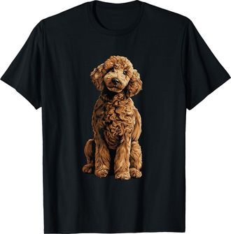 Whyitsme Design Roter Pudelhund Illustration T-Shirt