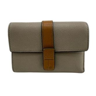 Loewe unisex, Pre-owned, Beige, Taille: ONE Size Portefeuille en cuir Pre-owned