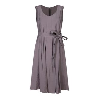 Blanca Vita V-neck Midikleid - - Dresses - Damen - Grau - XL