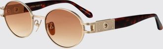 Linda Farrow Lunettes De Soleil Femme couleur Or