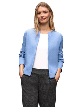 Street One Kuschliger Cardigan Frosted Blue Mel. 46