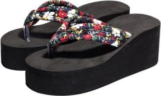 Yarnow Sandales Compens&eacute;es Femme &eacute;t&eacute; &Eacute;l&eacute;gantes Semelle &Eacute;paisse Confortable Pantoufles Mode pour Int&eacute;rieur et Ext&eacute;rieur Mule Compens&eacute;e D&eacute;contract&eacute;e